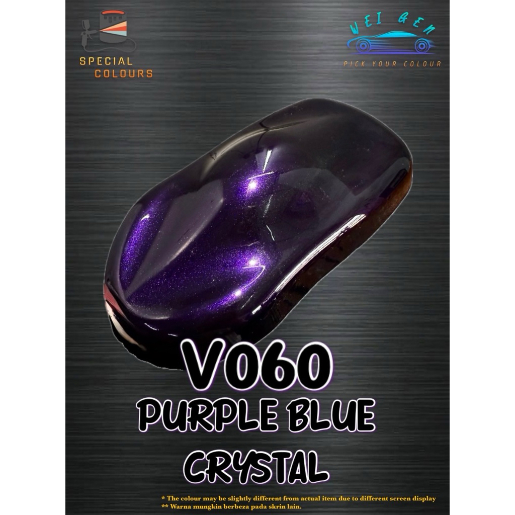 V060 - PURPLE BLUE CRYSTAL / DARK PURPLE /CRYSTAL SERIES ( 2K PAINT ...