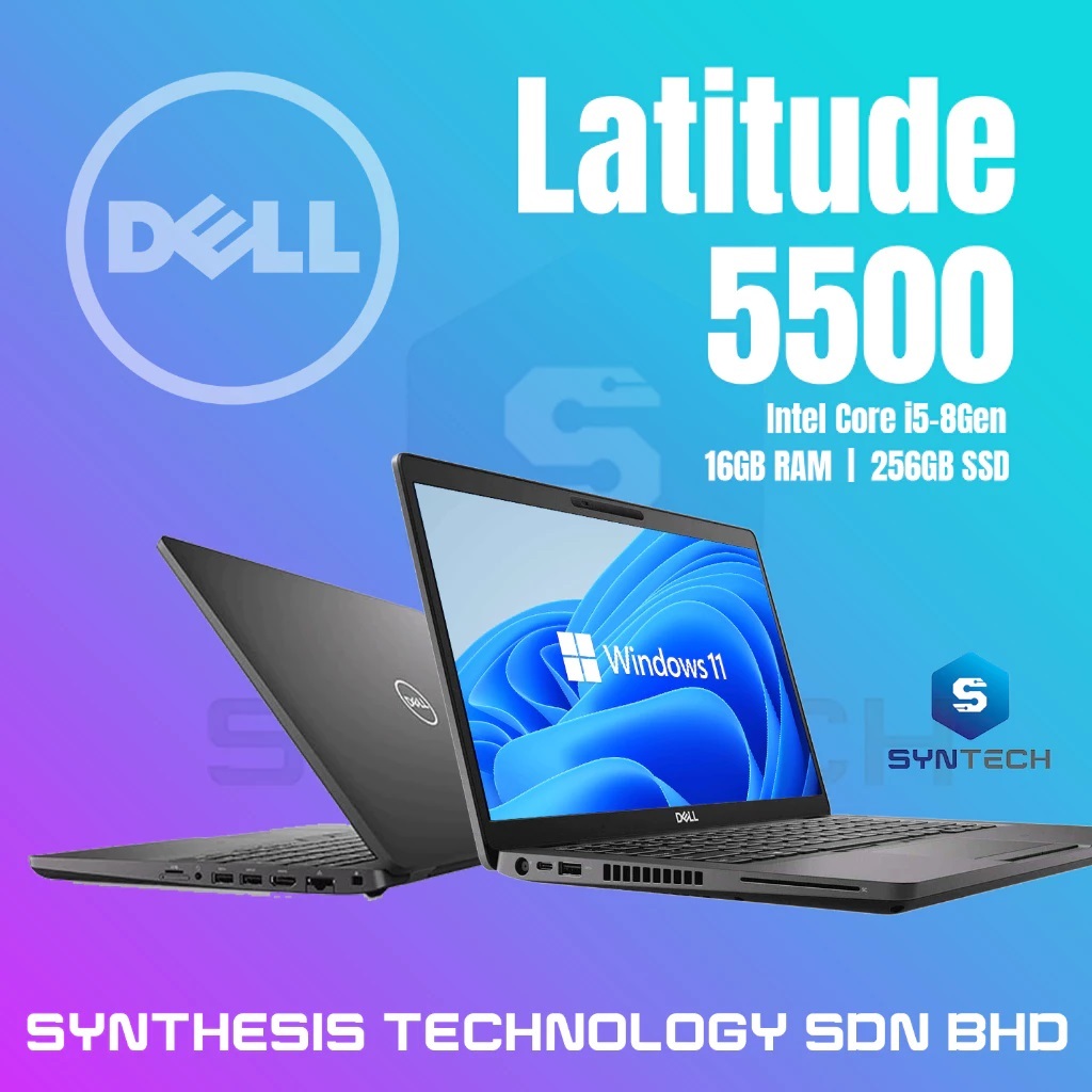 🔥 DELL LATITUDE 5400/5500 🔥INTEL I5 - 8GEN 8GB RAM + 256GB SSD ...