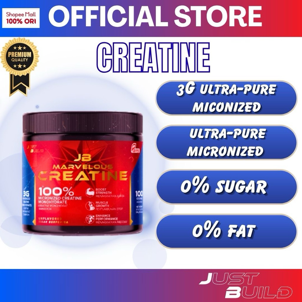JB Just Build Marvelous Creatine (100 Servings) | Shopee Malaysia