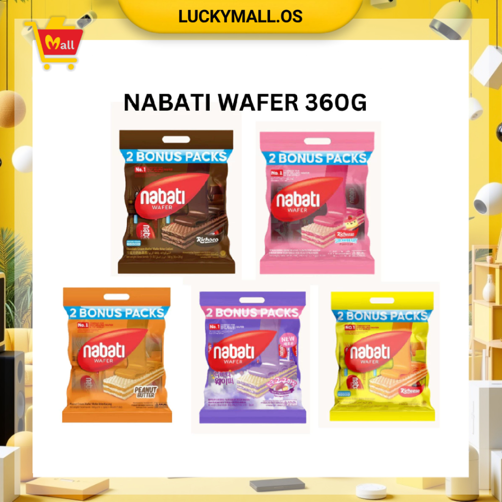 Nabati Wafer Richoco / Richeese / Rcheese Strawberry (18's x 20g ) | Shopee Malaysia