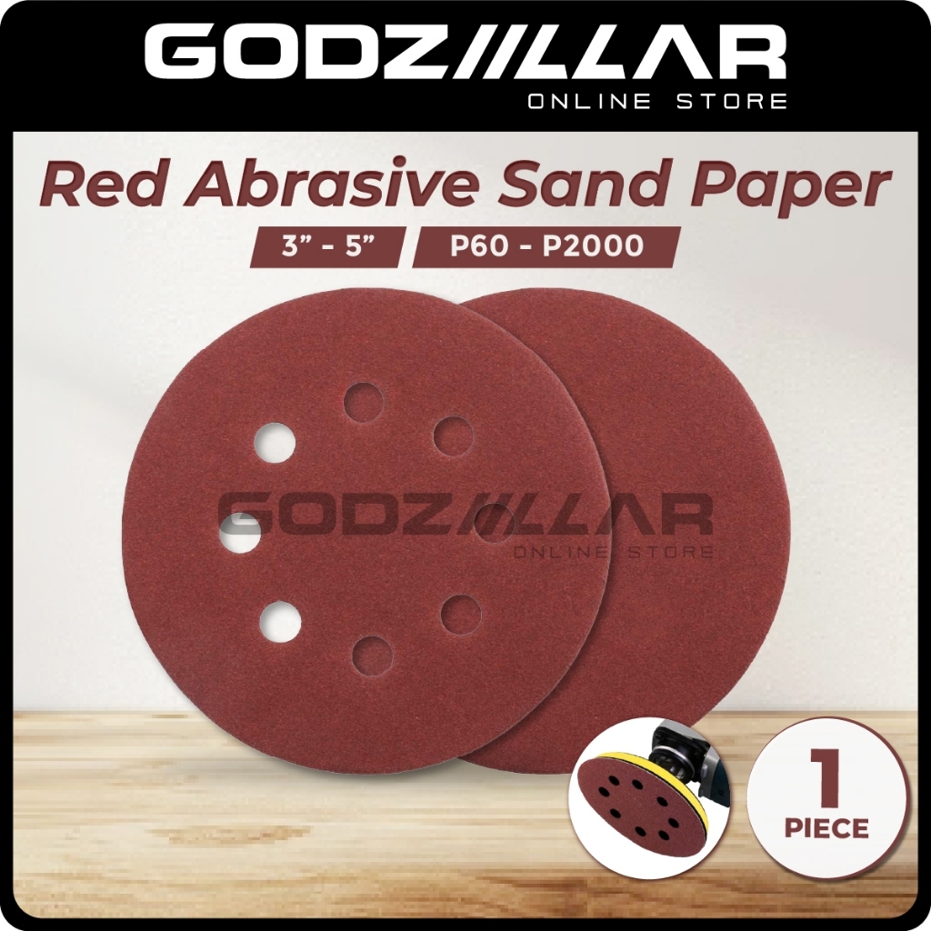 3-5inch Abrasive Sanding Disc Round | 8-Hole Abrasive Sandpaper ...