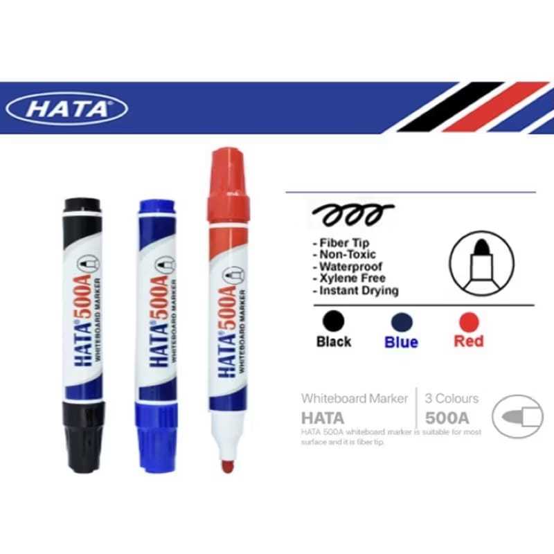 WhiteBoard Marker/Hata/500A/Pen Papan Putih/Writing Pen/2.0mm | Shopee ...