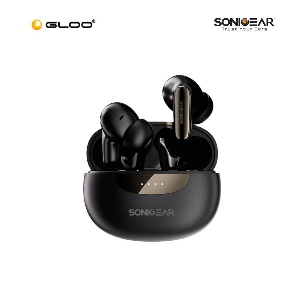 SonicGear EarPump Q5 ANC TWS Earbuds - Black | White | Shopee Malaysia