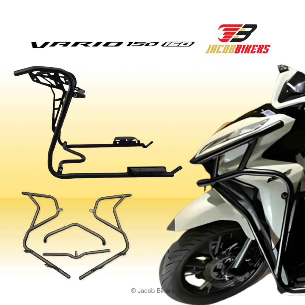 Honda Vario 125 150 160 I Crash Bar [New Design 2025] | Full Set Body ...
