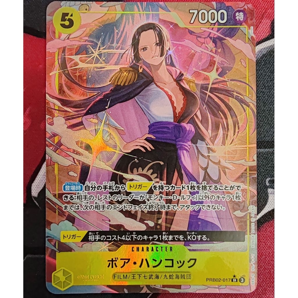 One Piece TCG PRB02-017 Boa Hancock [SR*][PRB2] | Shopee Malaysia