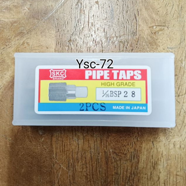 SKC BSPT HAND TAP ( 2PCS SET ) 1/16'' BSP PIPE TAP MADE IN JAPAN ...