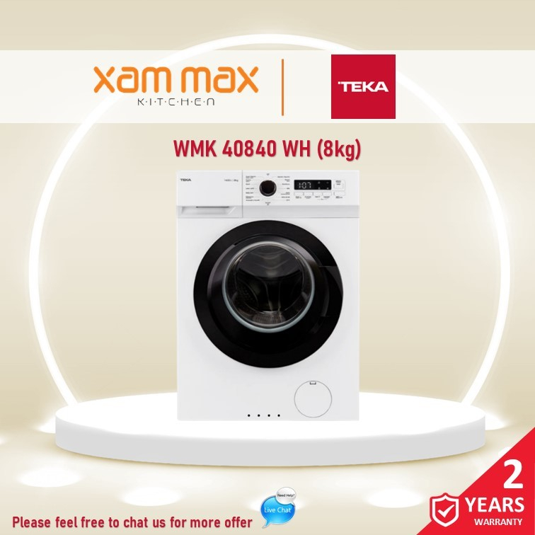 [NEW] TEKA Front Load Washer 8kg 9kg Washing Machine WMK 40840 / 70840 ...