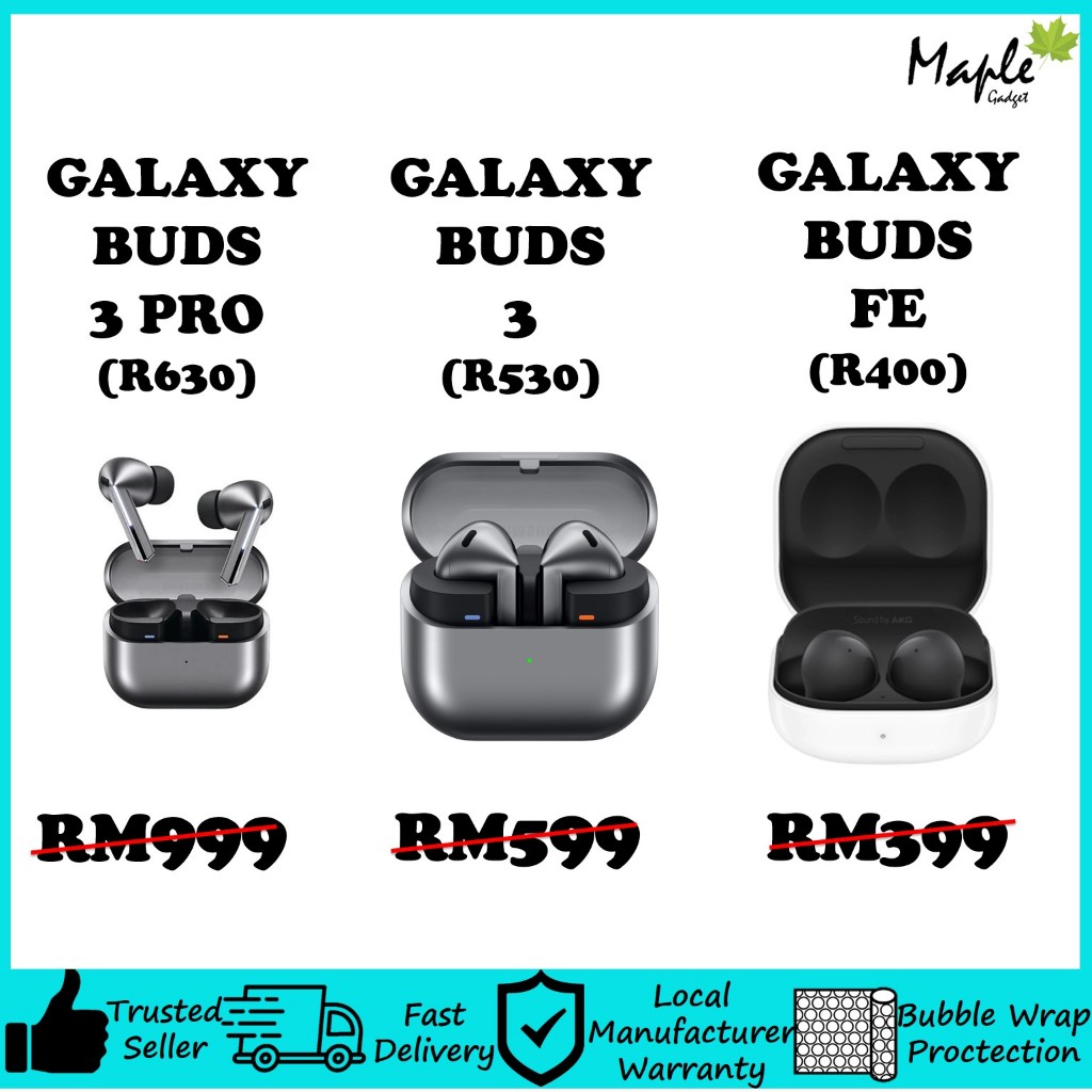 SAMSUNG GALAXY BUDS 3 PRO/ BUDS 3/ BUDS FE/BUDS CORE 💥ORIGINAL 1 YEAR ...