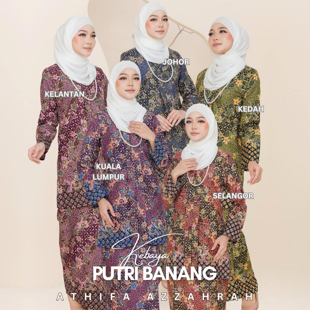 BAJU KEBAYA BATIK by Athifa Azzahrah - Kurung Moden 2026| Kurung Batik ...