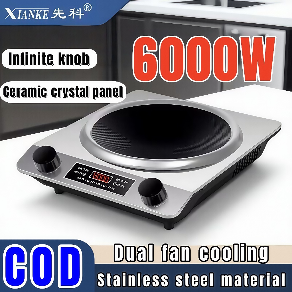 6000W high power induction cooker household/commercial/multi-function ...
