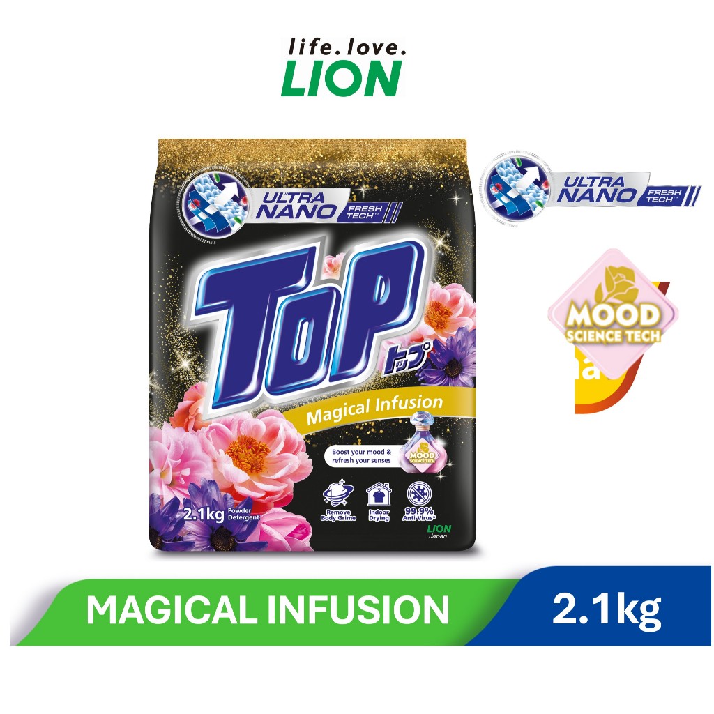 TOP Ultra Nano Fresh Tech Detergent Powder Magical Infusion 2.1KG ...