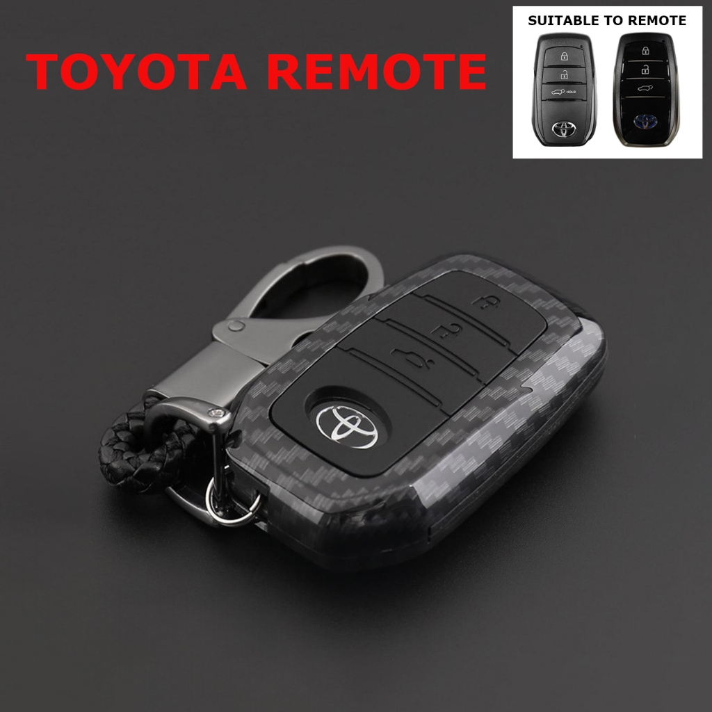 Toyota Harrier / Camry / Fortuner / Innova Zenix Keyless Remote Carbon ...