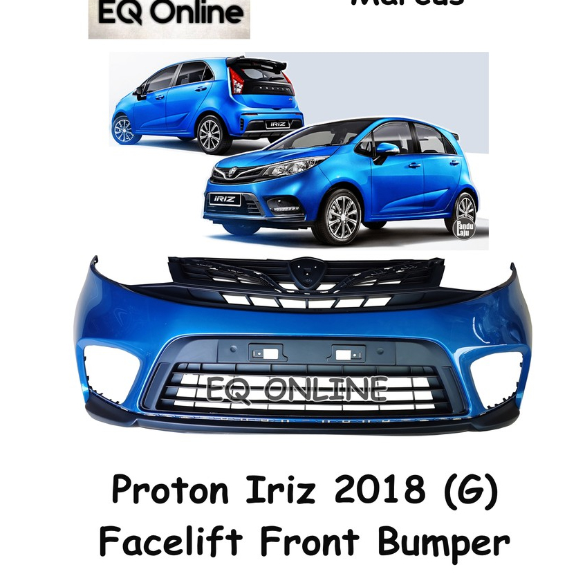 Proton Iriz 2018 Original Front Bumper PP Plastic Malaysia (BUMPER ...