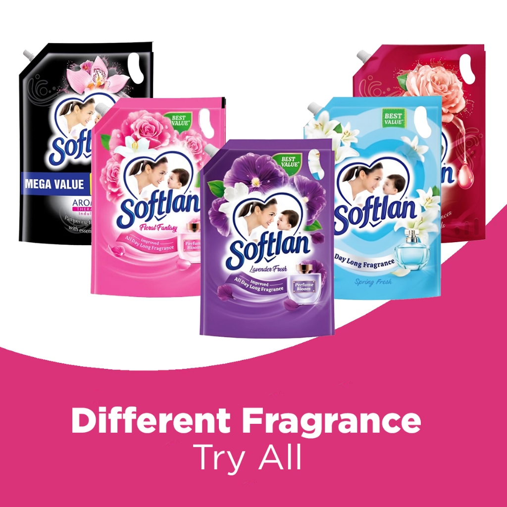 SKM Softlan Anti Wrinkles Fabric Softener 1.6L/1.5L Refill Pelembut ...