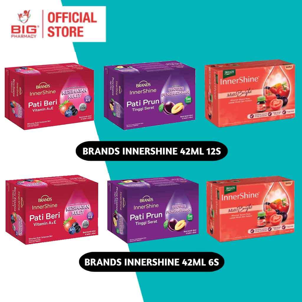 BRANDS Innershine 42ml ( BERRY ESSENCE, PRUNE + CAMU CAMU, Mato Bright ...