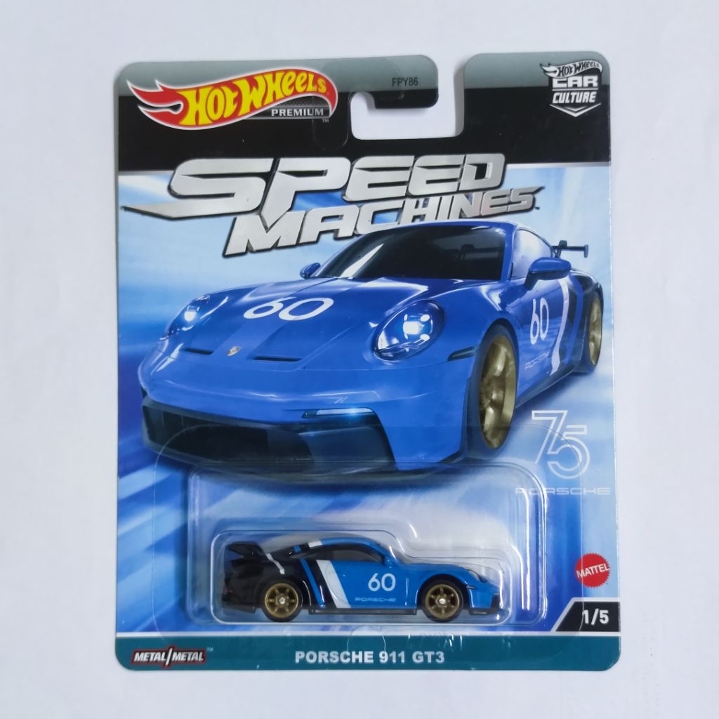 Hot Wheels Premium Car Culture Speed Machines Porsche 911 GT3 | Shopee ...