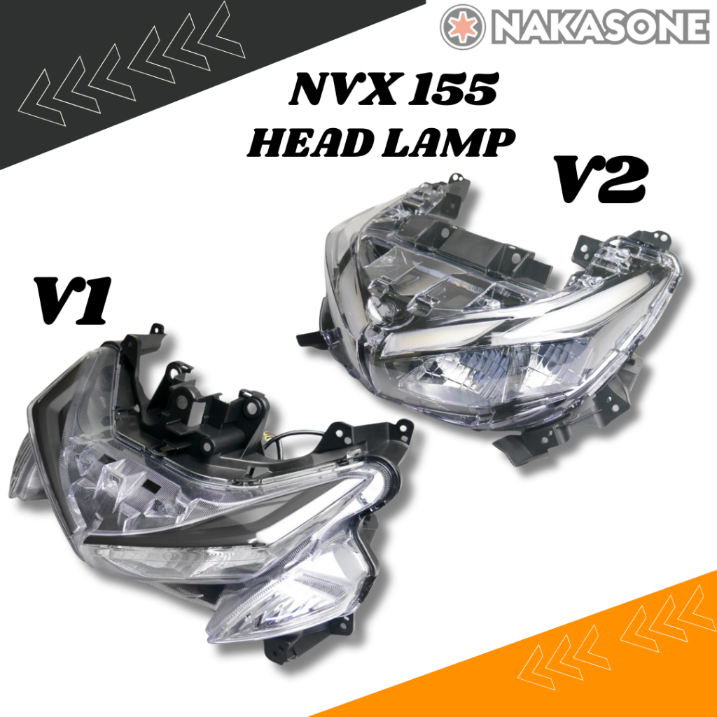 YAMAHA NVX 155 V1 / V2 HEAD LAMP LAMPU DEPAN #READY STOCK YAMAHA NVX ...