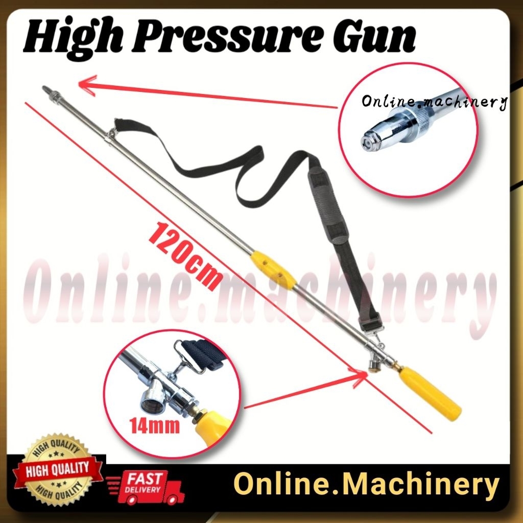Long Range Power Sprayer Gun High Pressure Power Spray Gun Durian Spray ...