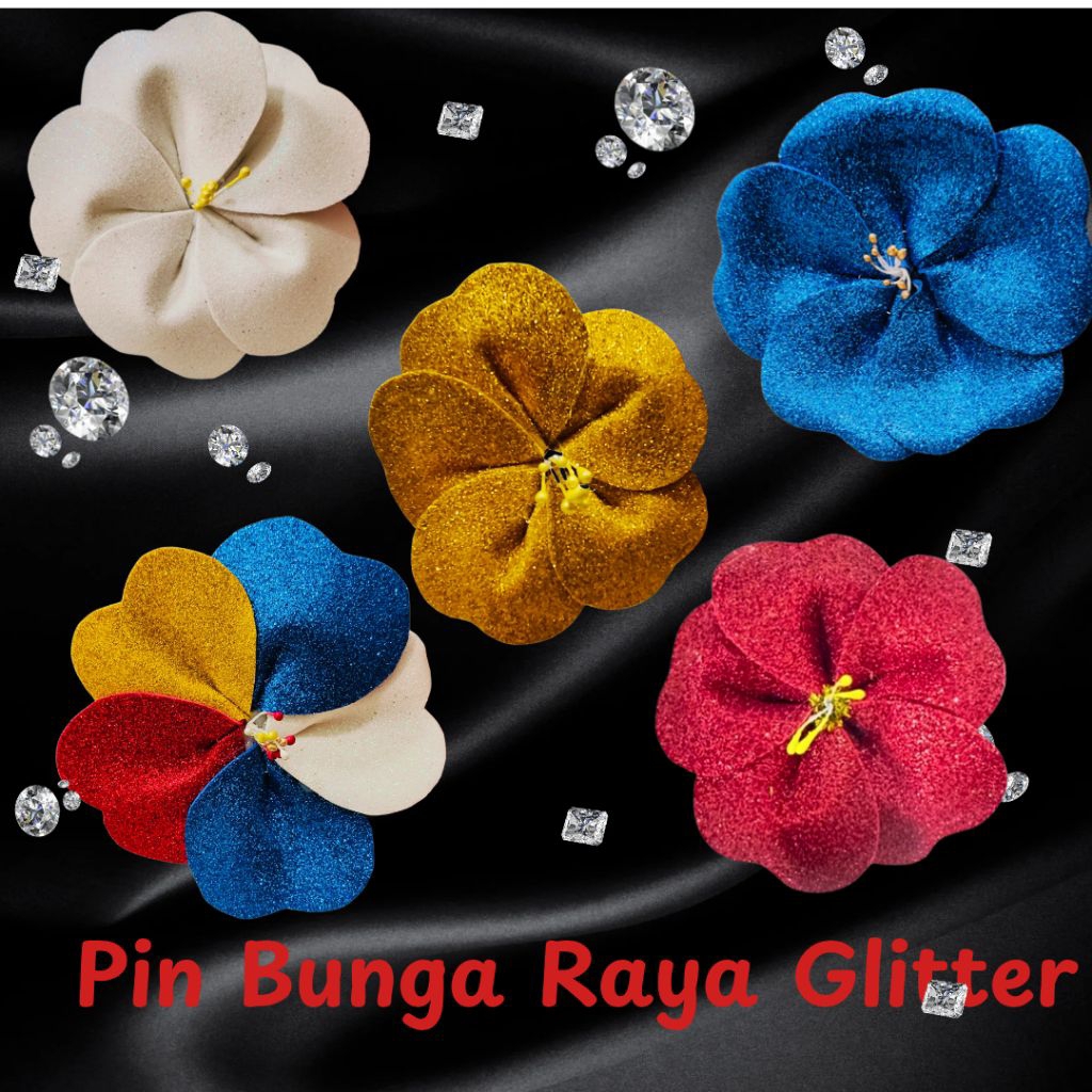 BUNGA RAYA GLITTER 🔥 BUNGA RAYA MERDEKA | Shopee Malaysia