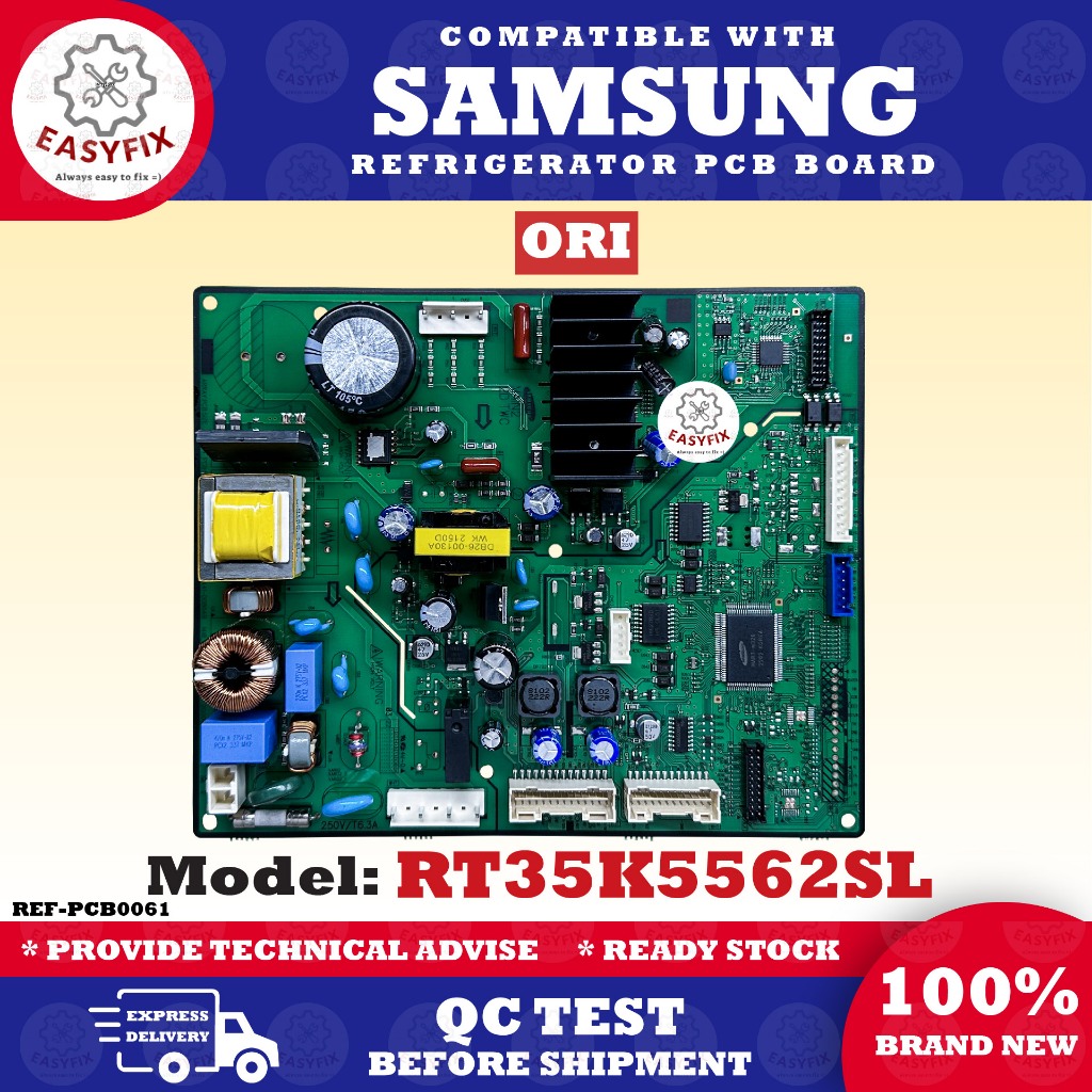 RT35K5562SL COMPATIBLE WITH SAMSUNG REFRIGERATOR PCB BOARD DA92-01281H ...