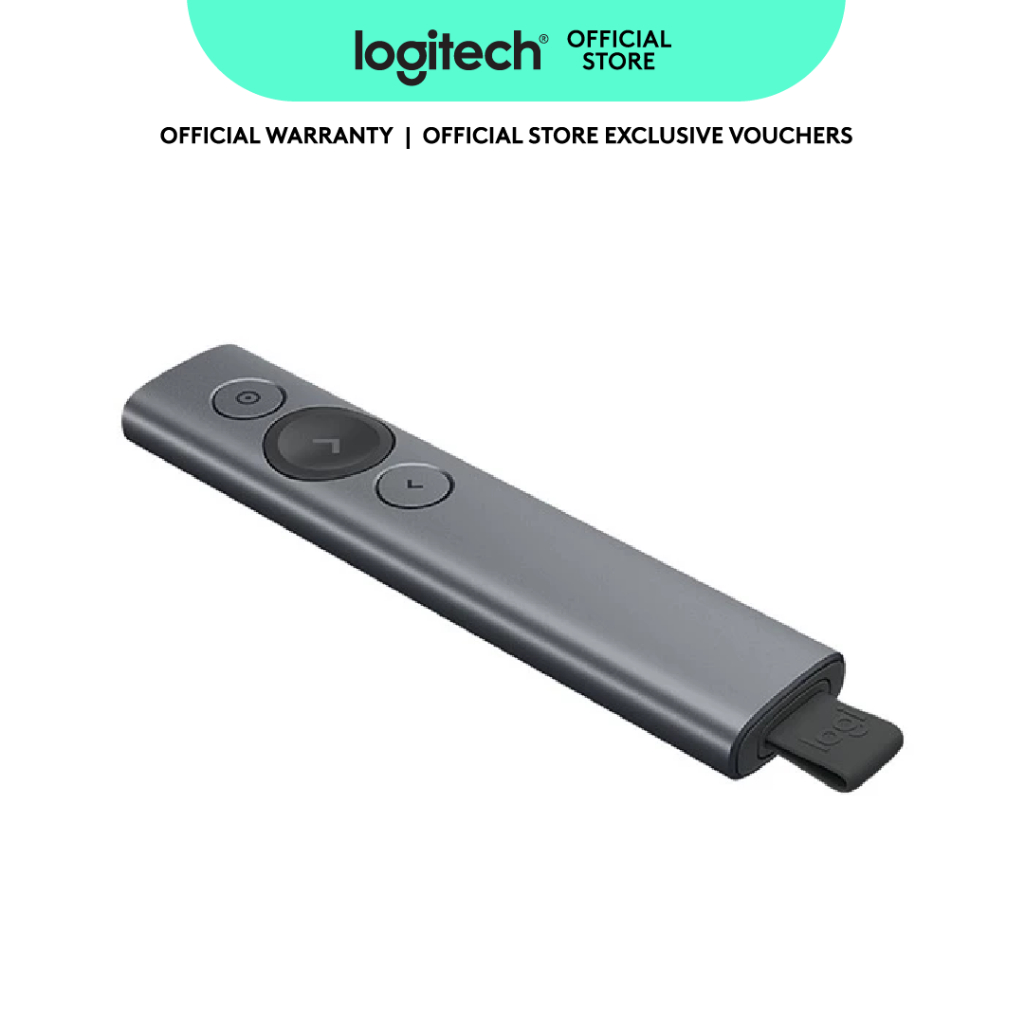 Logitech Spotlight Presentation Remote Universal Wireless Presentation Clicker With Laser