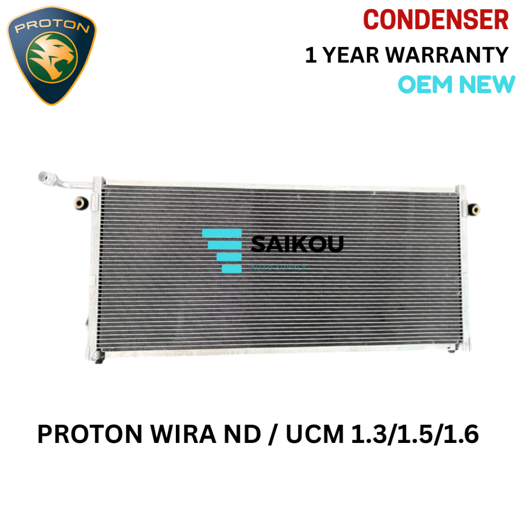Aircond Condenser Proton Wira 1.3 / 1.5 / 1.6 Denso & UCM System ...