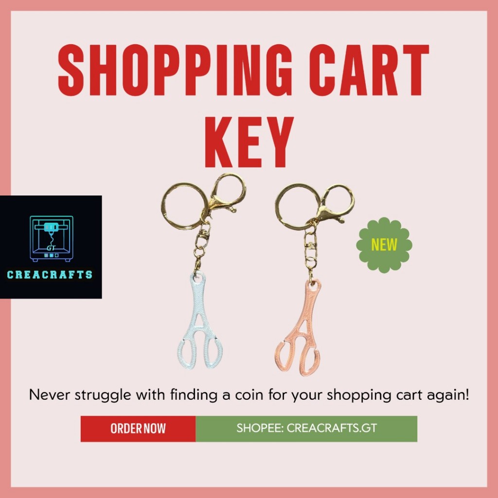 Shopping Cart Key – Reusable Trolley Token Unlock Tool | Supermarket ...