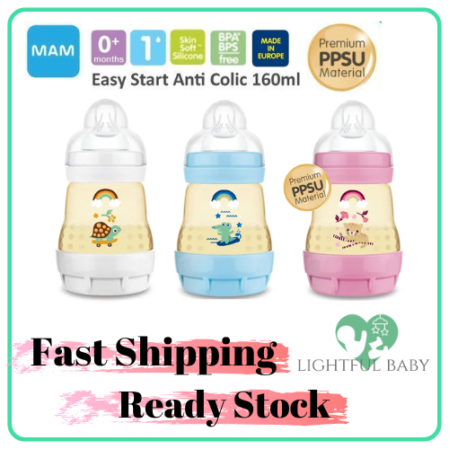 MAM Dual Anti-Colic PPSU Baby Bottle (160ml) | Shopee Malaysia