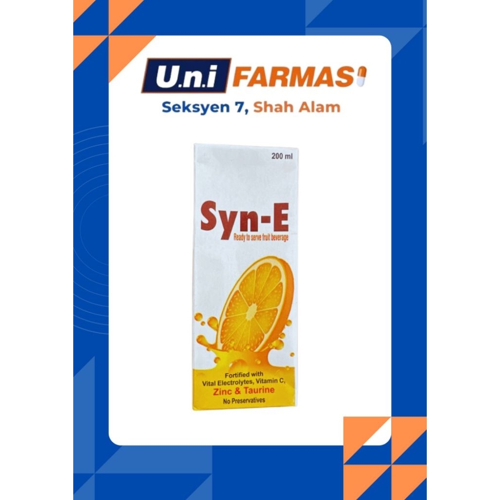 Syn-E [Electrolyte Drink] 200ml | Shopee Malaysia