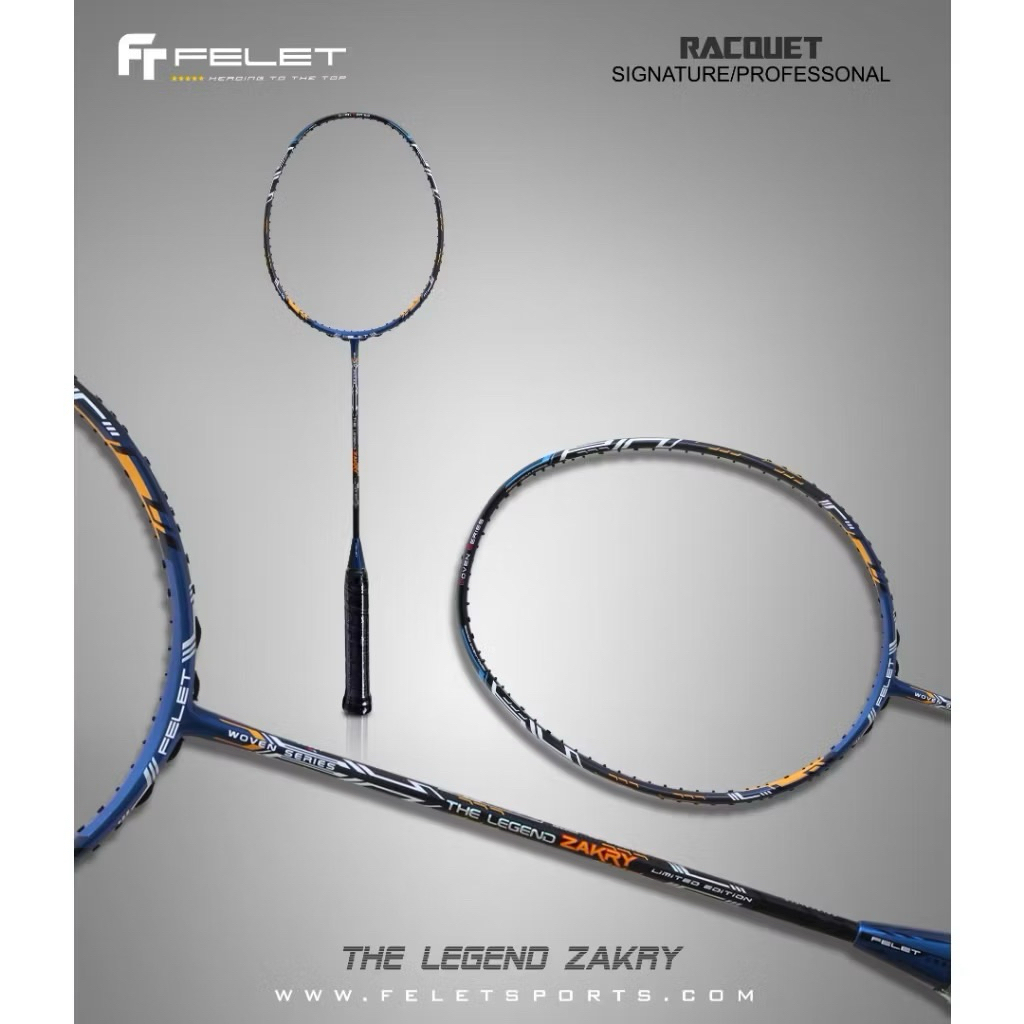 FELET RACQUET THE LEGEND ZAKRY LIMITED EDITION | Shopee Malaysia