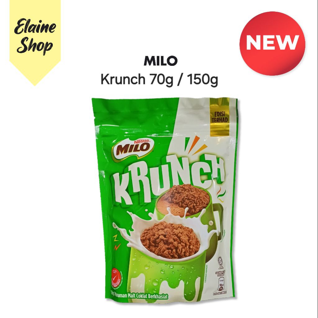 Nestle Milo Krunch 70g / 150g Edisi Terhad 75 years | Shopee Malaysia