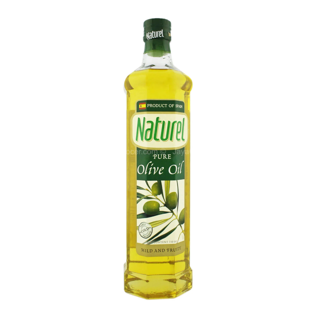 Naturel Pure Olive Oil 750ml / Cooking Essentials / Olive Oil | Shopee ...