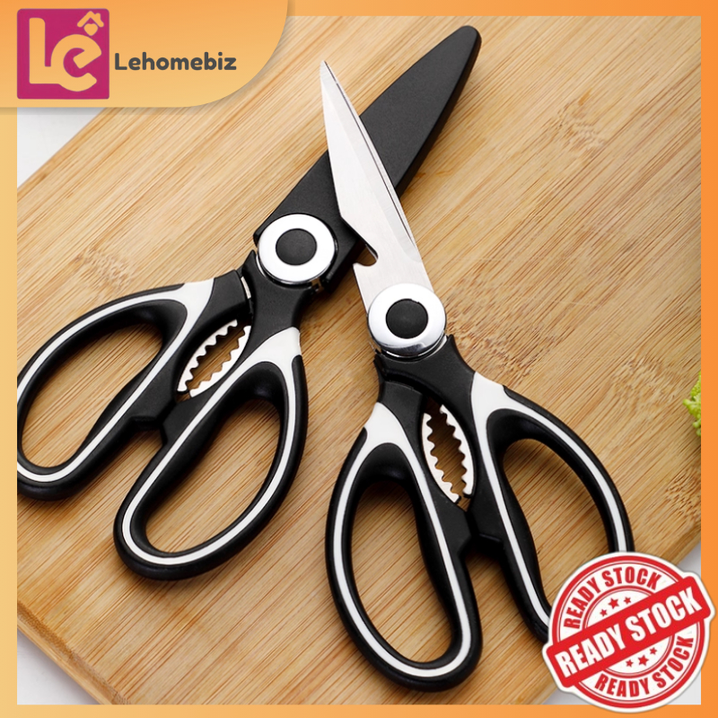 201Stainless Steel Multipurpose Kitchen Scissors – Nut Cracker, Bottle ...