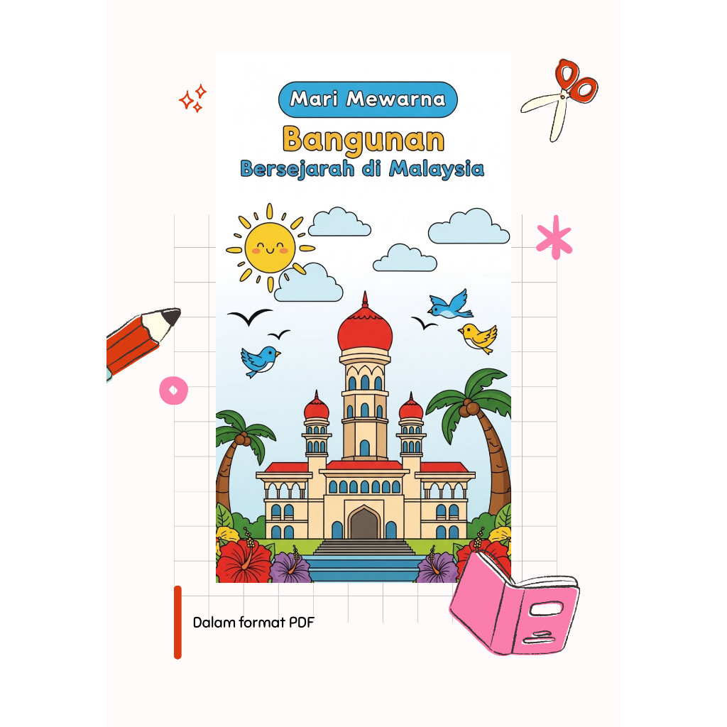 Mari Mewarna Bangunan Bersejarah Malaysia | Shopee Malaysia