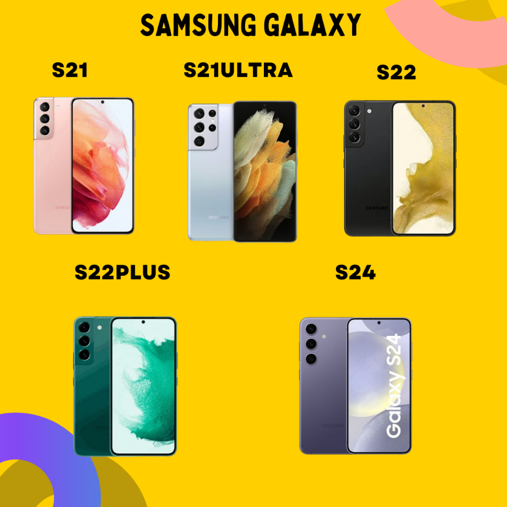 Samsung Galaxy S21, S21FE, S21 Ultra, S22, S22 Plus, S23+, S24, Note 10 ...