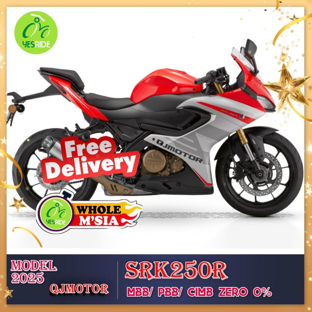 QJMOTOR SRK250 R New Model 2025 | Shopee Malaysia
