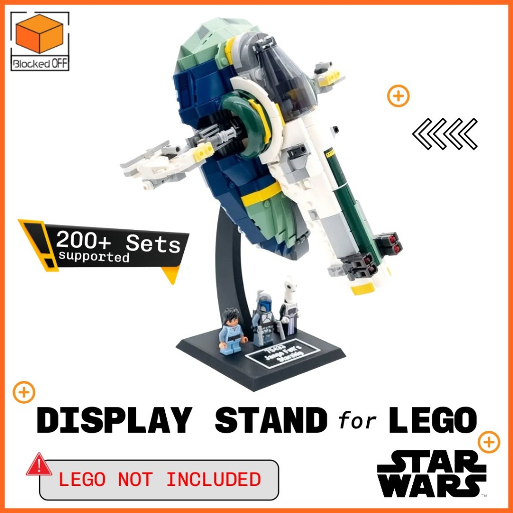 Display Stand for Lego Star Wars Jango Fett's Starship (75433) | Shopee ...