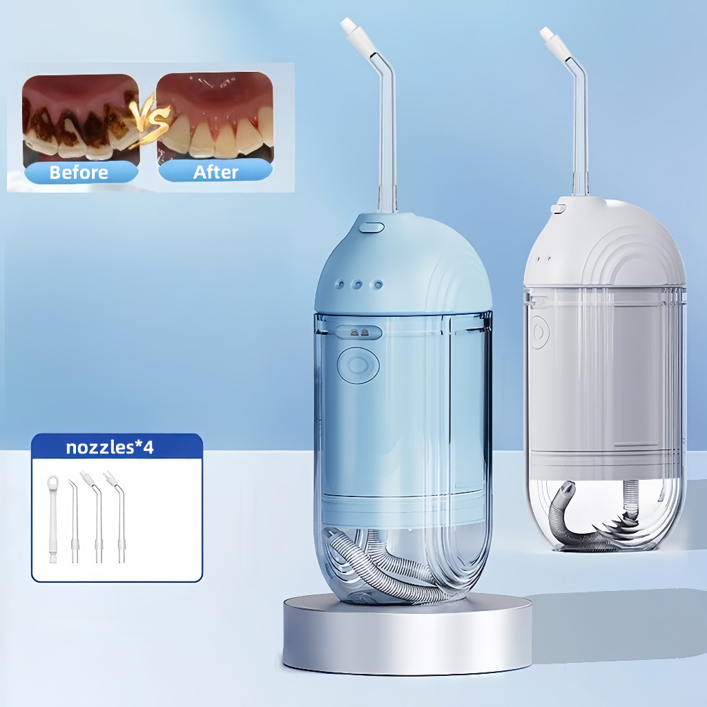 Water flosser portable Teeth Cleaner 180ML water tank dental floss 3 ...