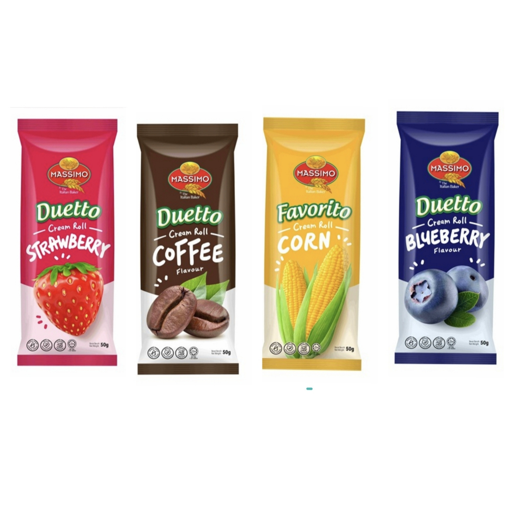 Massimo Roti Bun Pelbagai Perisa 50gm | Shopee Malaysia