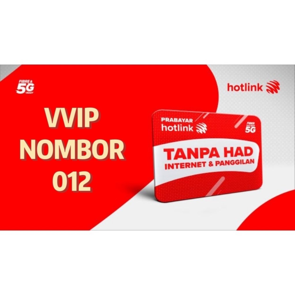 HOTLINK SIM CARD PREPAID VIP NUMBER LUCKY NUMBER | Shopee Malaysia