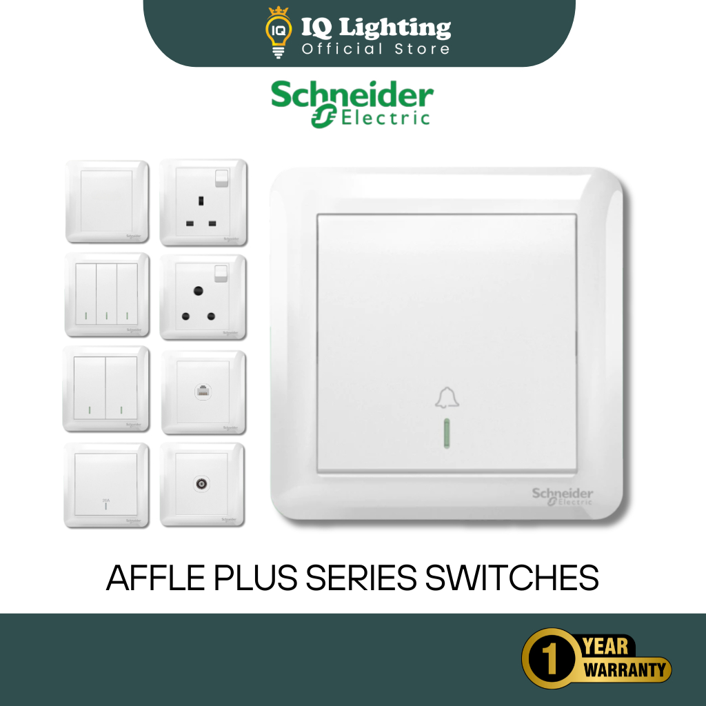 Schneider Electric Affle Plus Series Switches With Fluorescent Locator ...