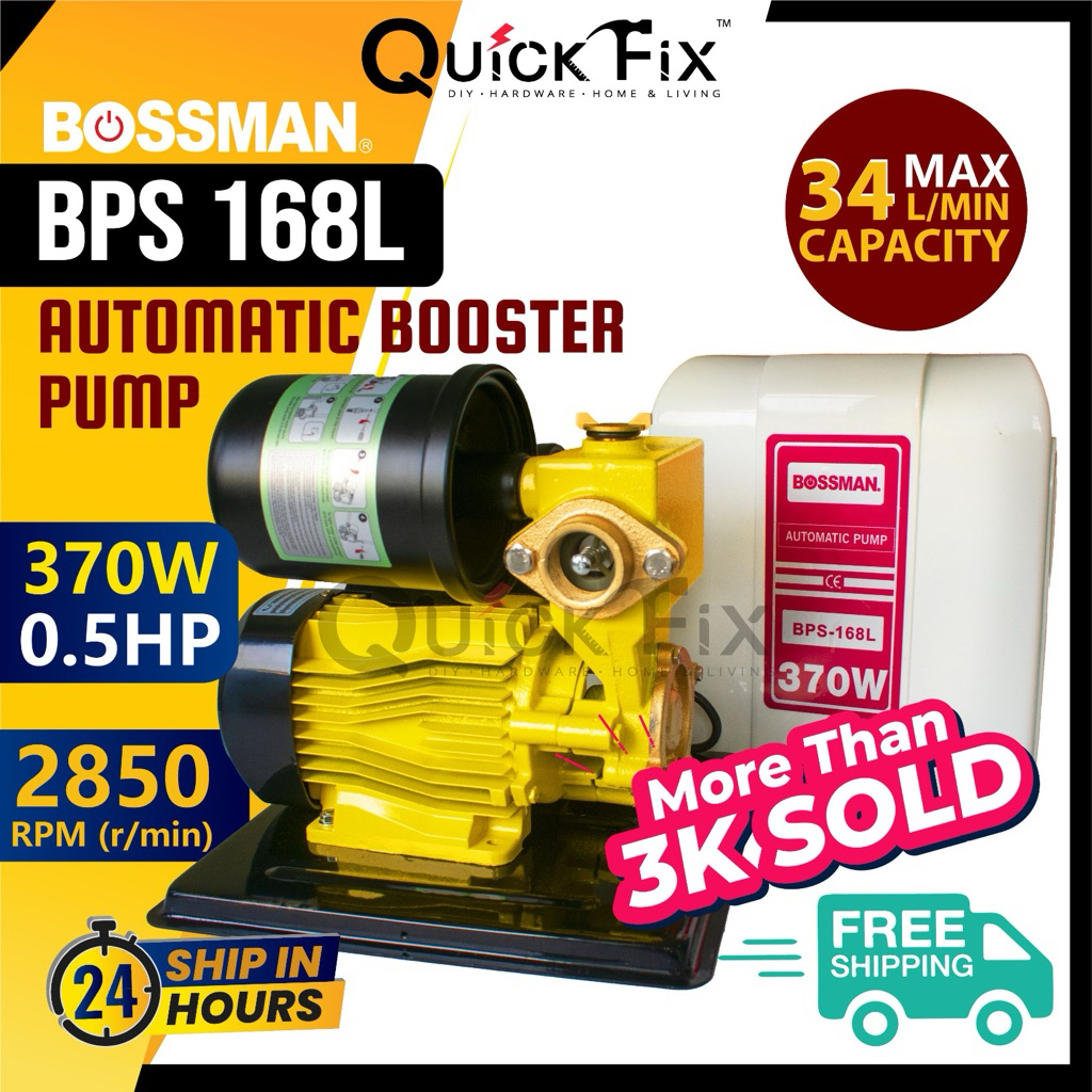 QuickFix [NEW] BOSSMAN BPS-168L Pam Air Auto Self-Priming Peripheral ...