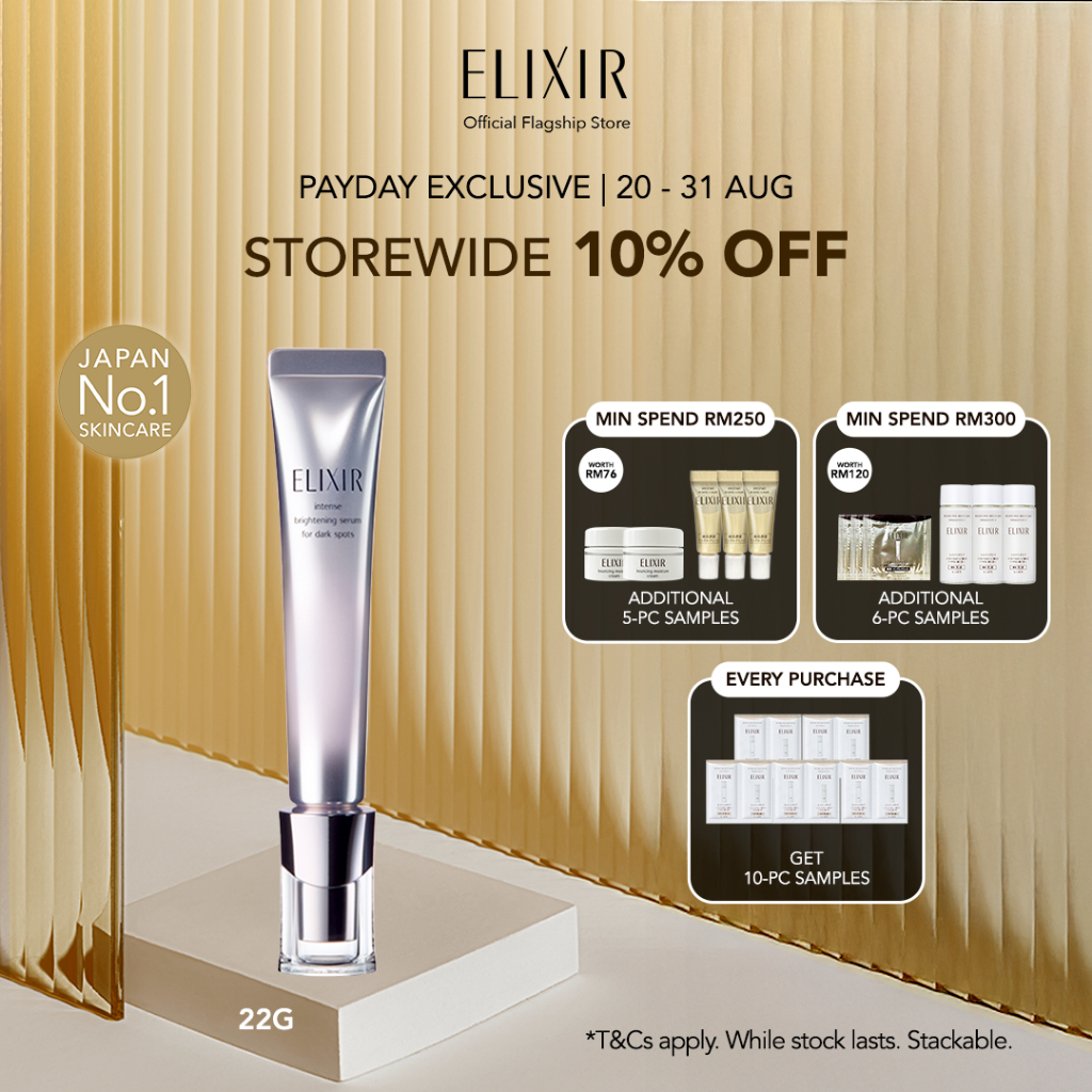 ELIXIR White Intense Brightening Serum (22g) | Shopee Malaysia