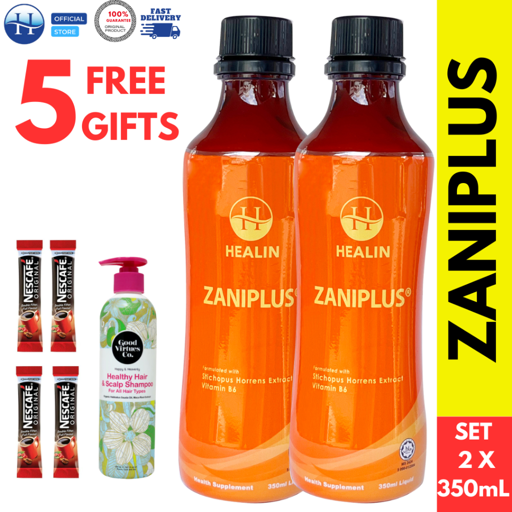 HEALIN ZANIPLUS SET 2 BOTOL GAMAT OREN, 4 FREE GIFT [NON WOVEN BAG ...