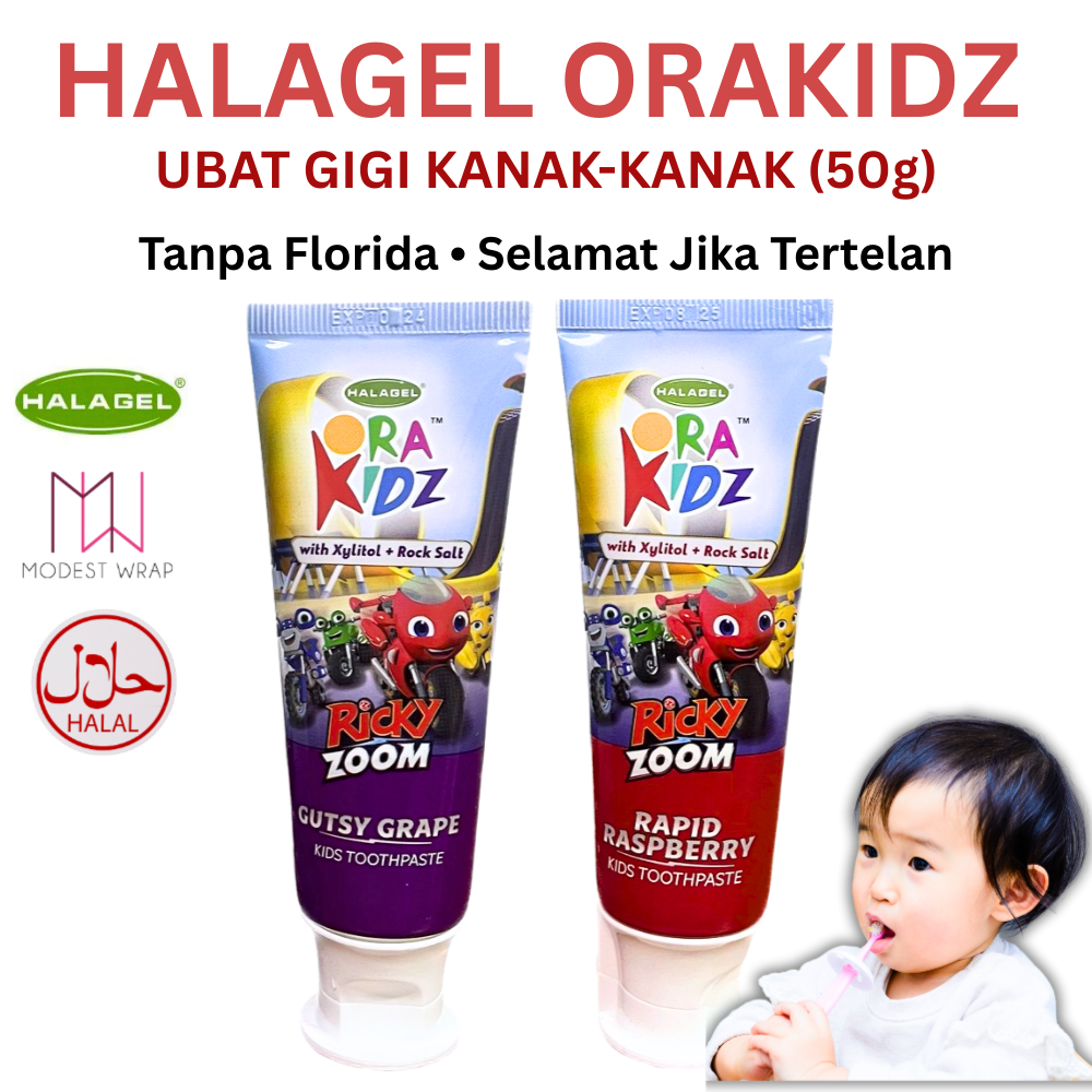 HALAGEL ORAKIDZ Children Non Fluoride Toothpaste Ubat Gigi Budak Tanpa ...