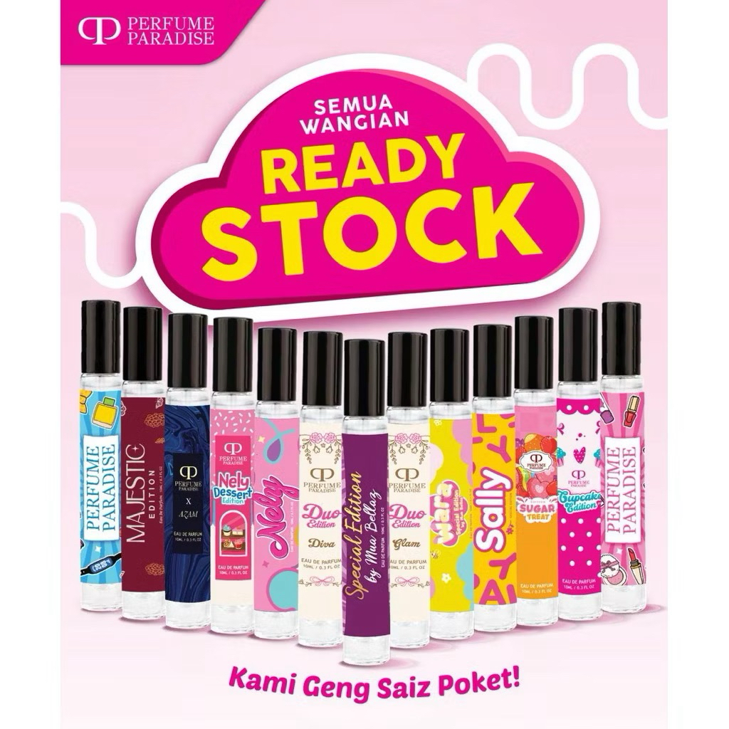 perfume paradise 10ml original 100% hq | Shopee Malaysia