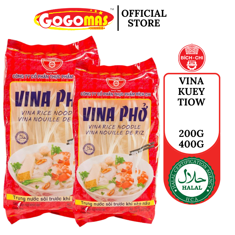 Bich Chi Vina Rice Noodle (Mee | Mi Champa | Kuey Teow) Halal | Shopee ...