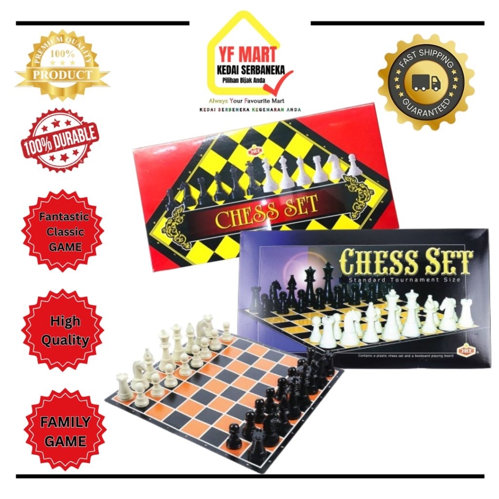 Chess Set HEE Standard Tournament Size | Premium Quality | For Family ...