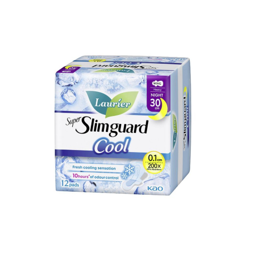 Laurier Super Slimguard Cool 30cm Night Wings (12s) | Shopee Malaysia