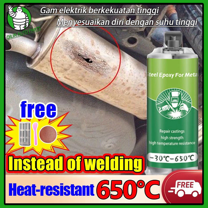 Hest melekat suhu tinggi tahan sehingga 650 ℃ melekat logam yang paling ...